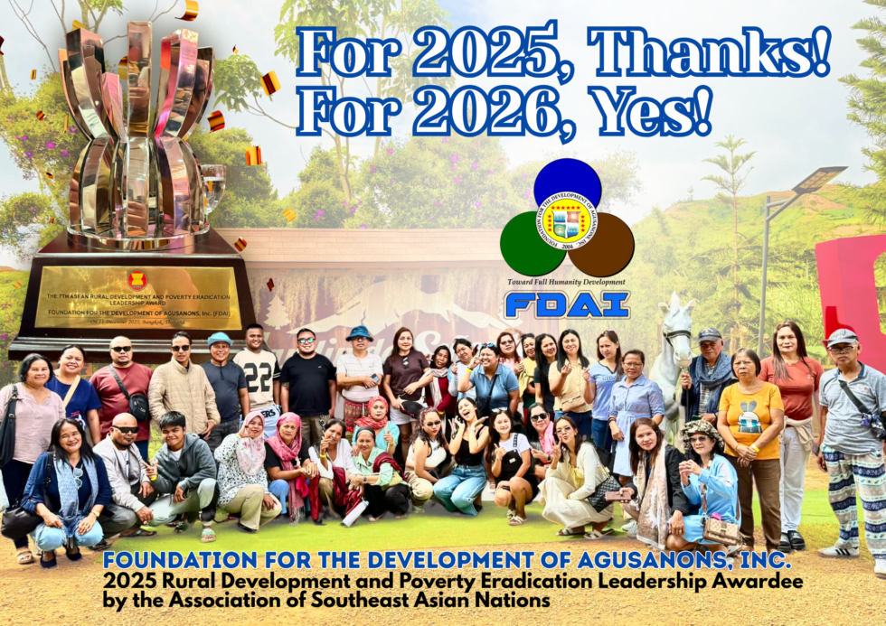 For 2025, Thanks! For 2026, Yes! | Foundation for the Development of ...